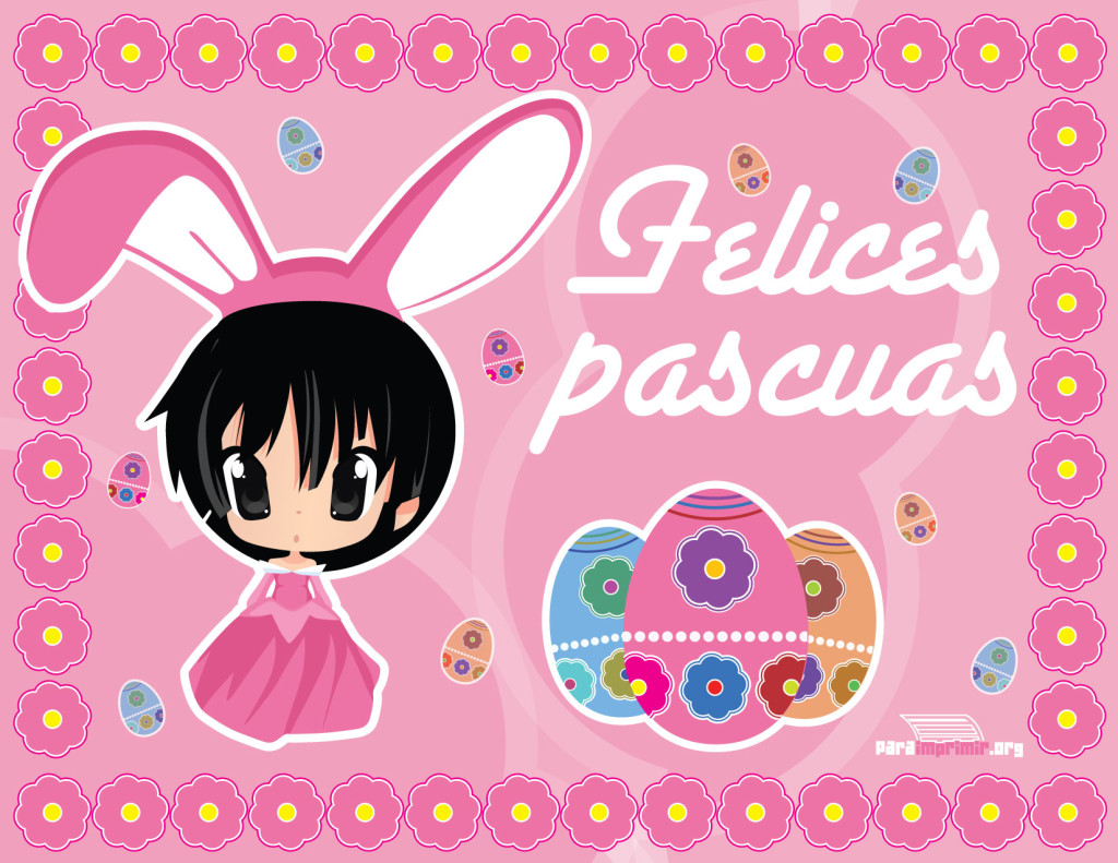 Felices pascuas para imprimir en PDF 2026